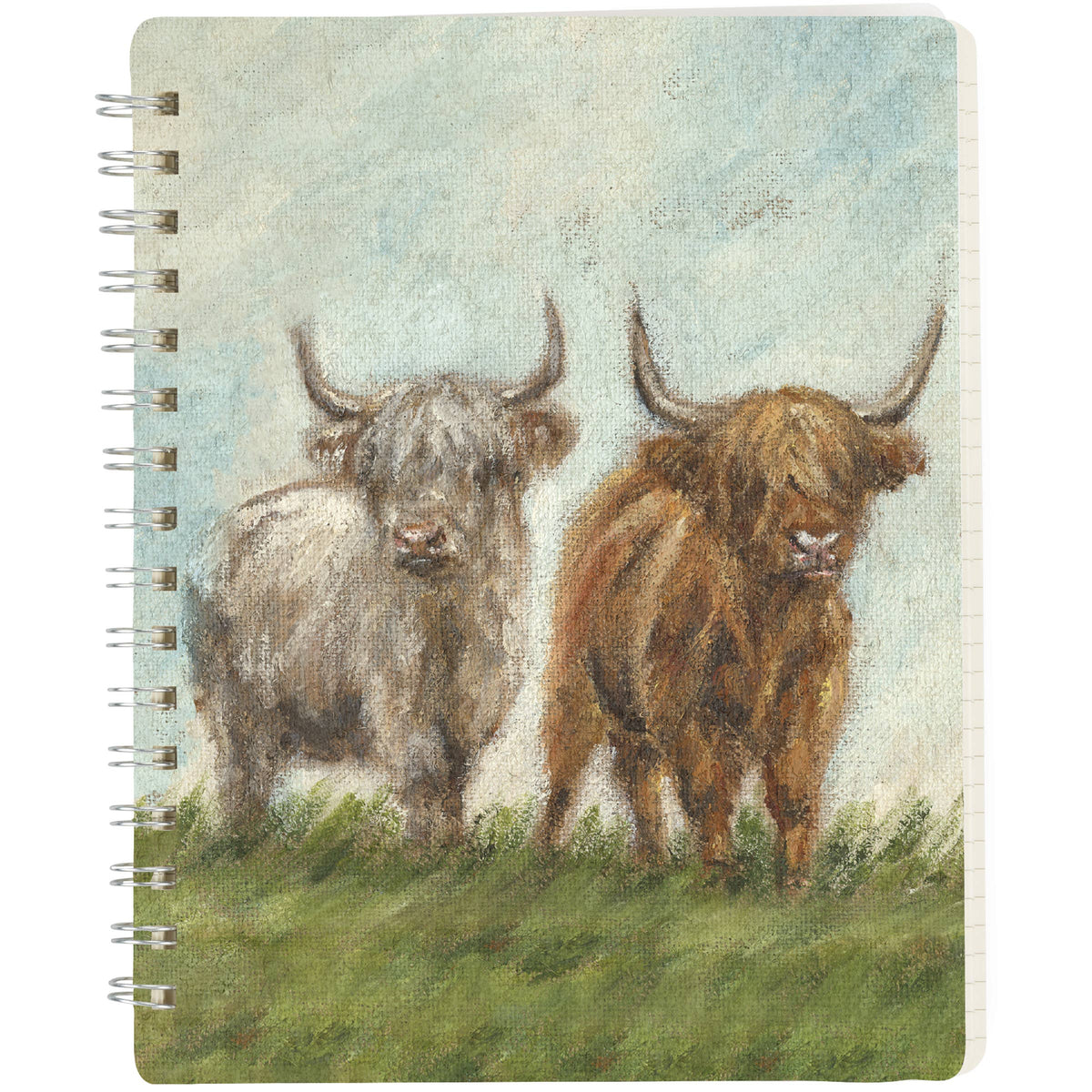 Highland Cows Spiral Notebook – Hallstrom Home