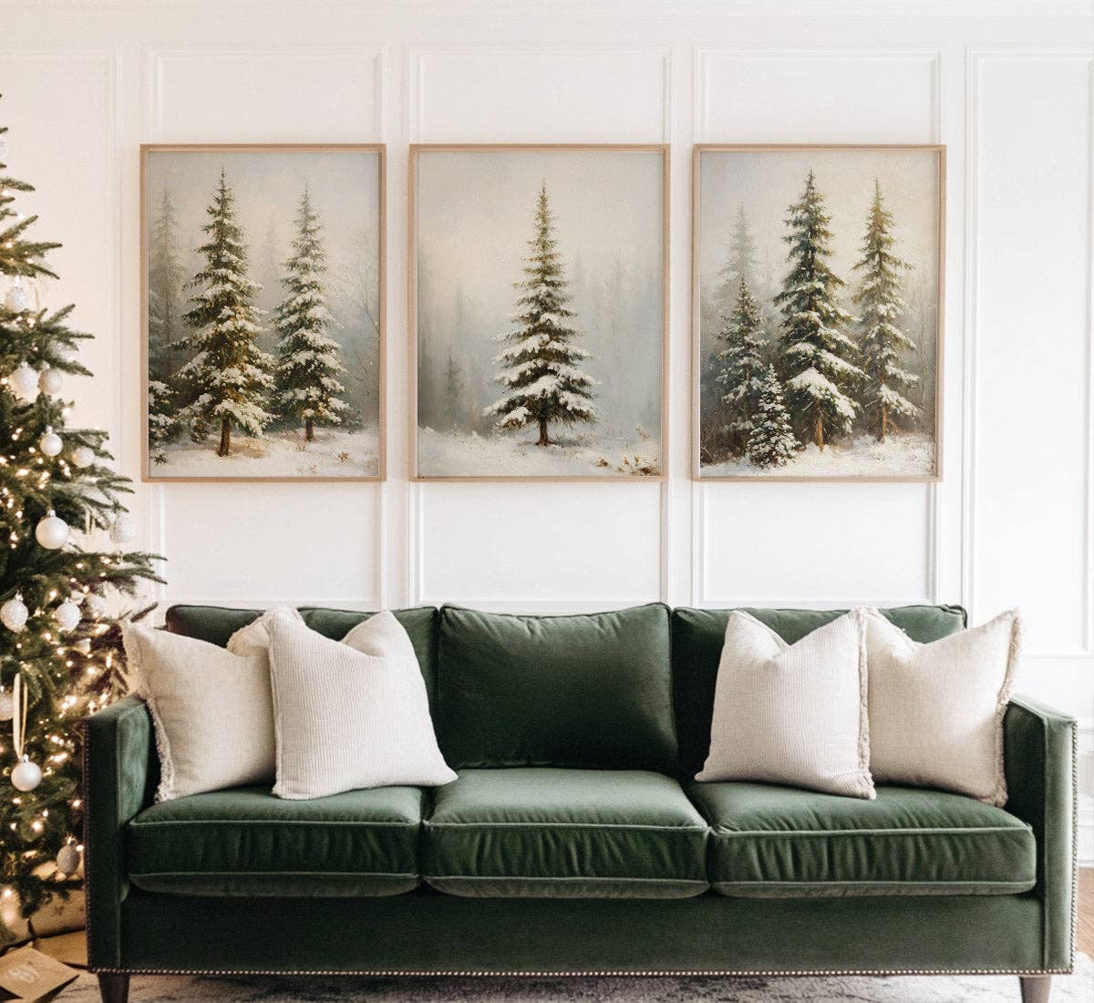 Sundance Fir Trees Winter Art Prints – Hallstrom Home