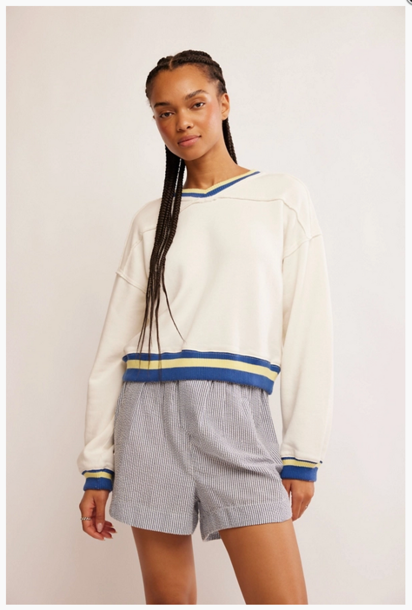 RIO SWEATSHIRT / IVORY COMBO – Hallstrom Home