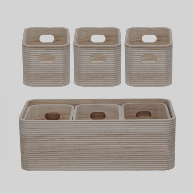 Wood Nesting Containers – Hallstrom Home