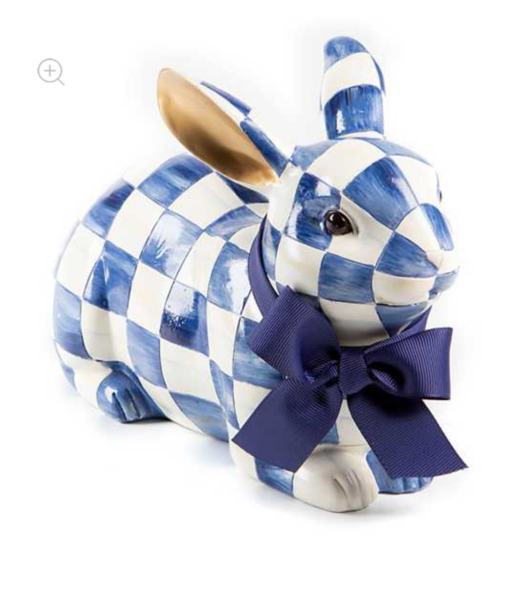 Royal Check Resting Bunny – Hallstrom Home
