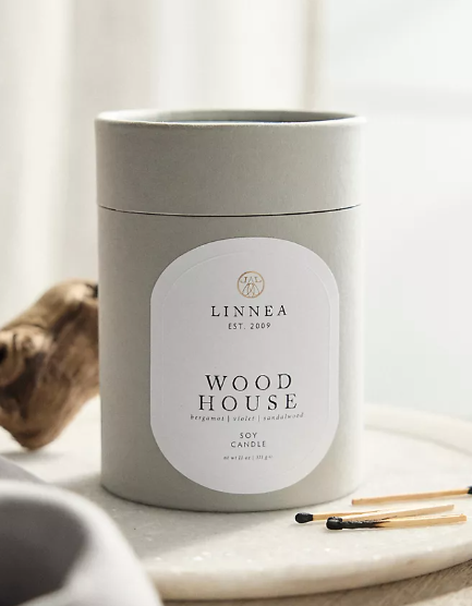 Linnea Candle, Wood House – Hallstrom Home