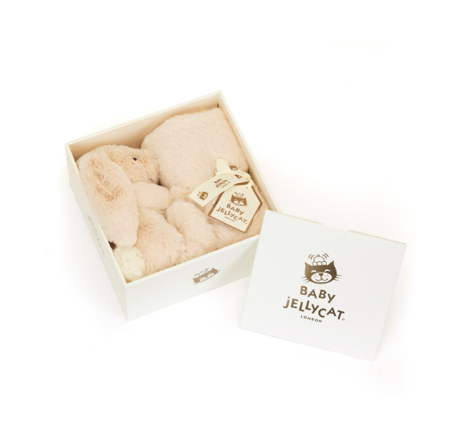 Personalized Bashful Luxe Bunny Willow Soother – Hallstrom Home