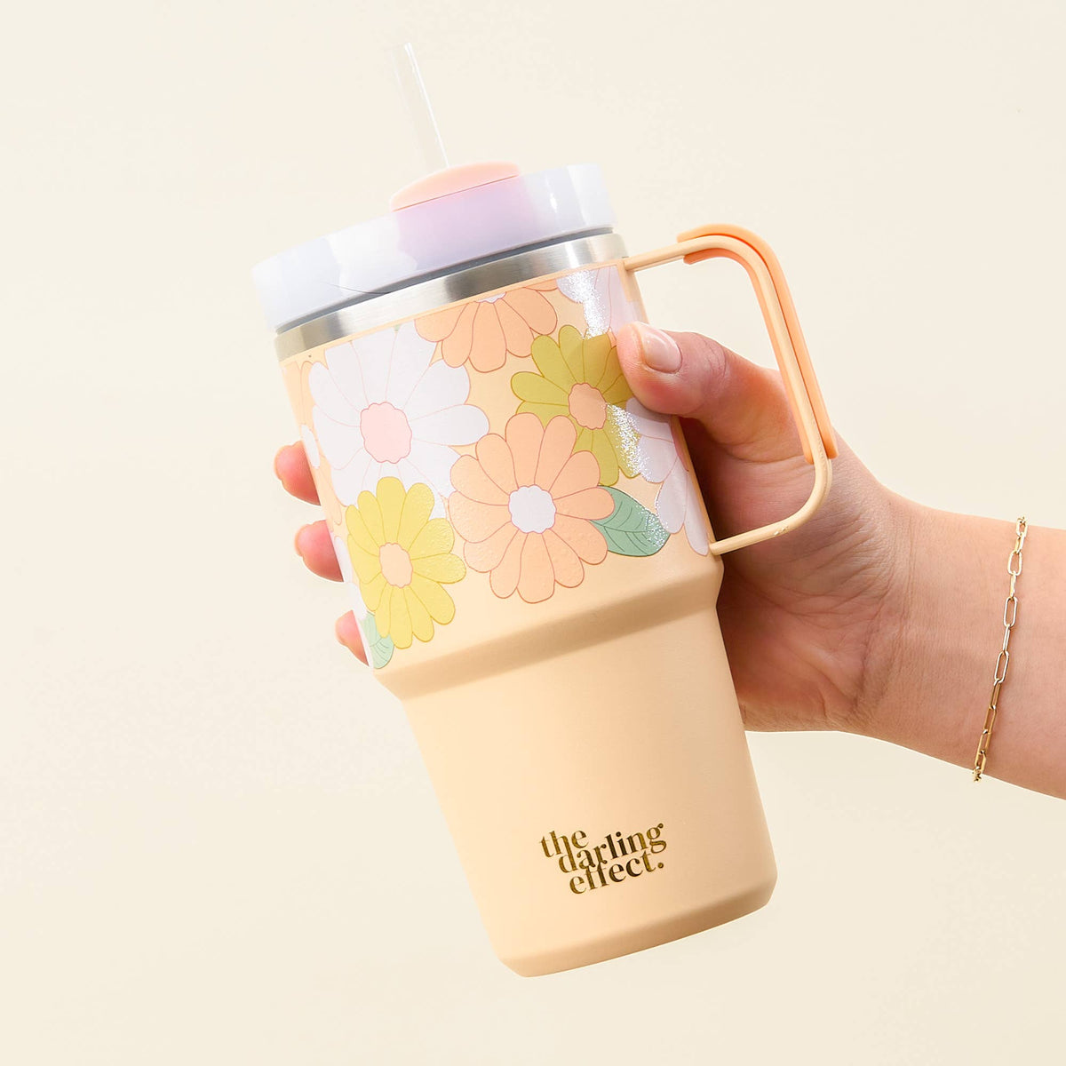 20 oz Mini On-The-Go-Daisy Craze Peach – Hallstrom Home
