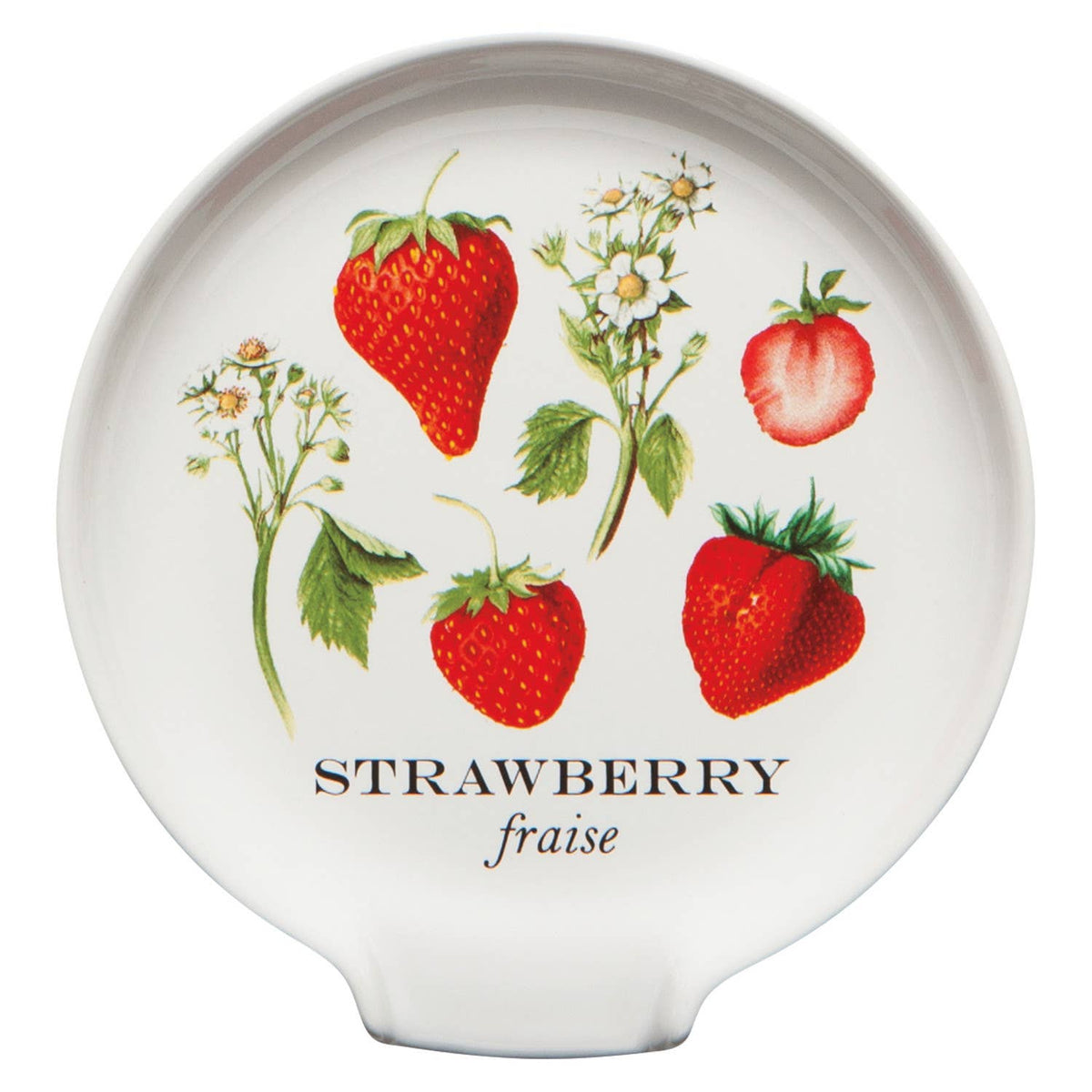 Vintage Strawberries Stoneware Spoon Rest – Hallstrom Home