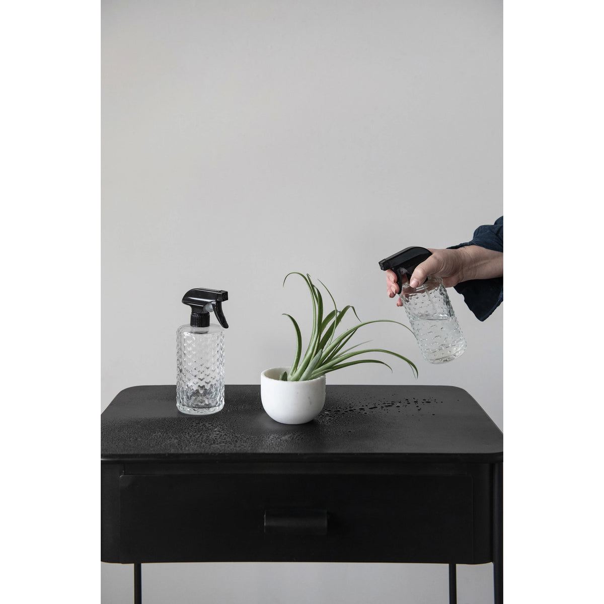 Embossed Glass Spray Bottle, 2 Styles – Hallstrom Home