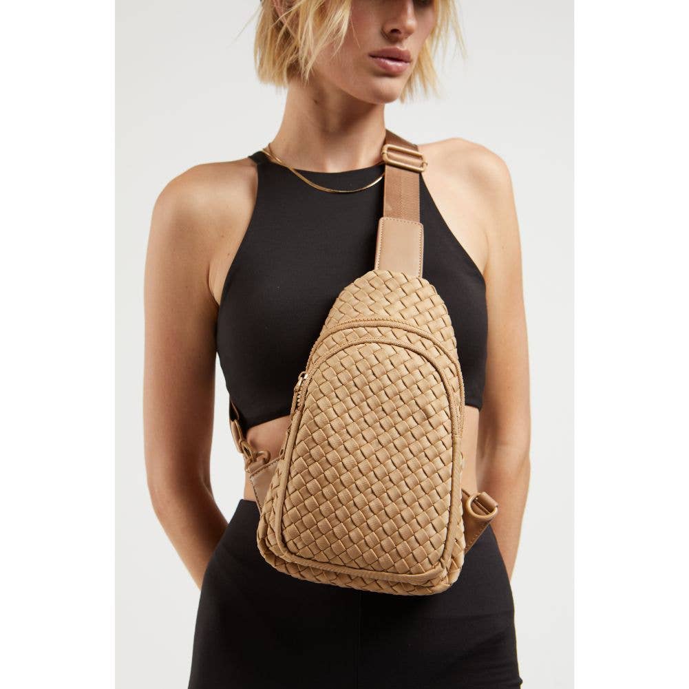 Beyond The Horizon - Woven Neoprene Sling Backpack – Hallstrom Home