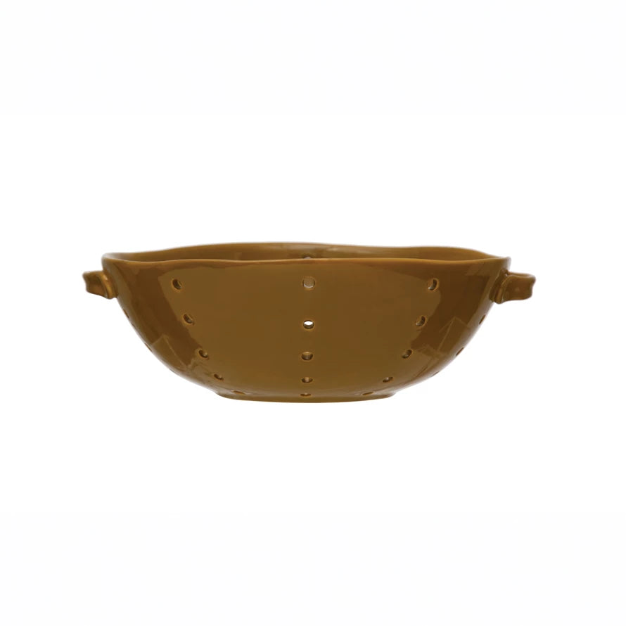 Stoneware Colander with Handles – Hallstrom Home